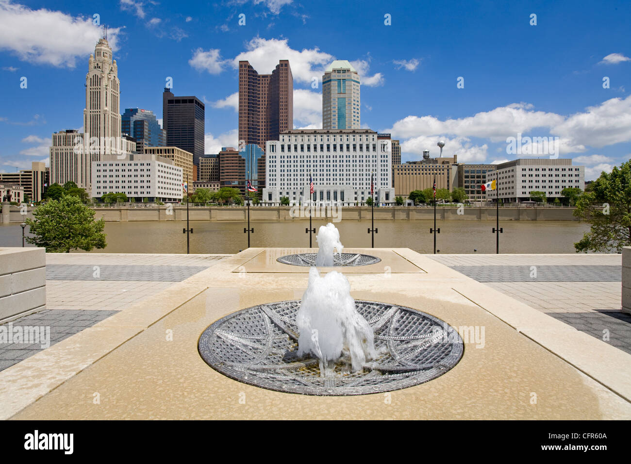 Usa ohio columbus city skyline hi-res stock photography and images - Alamy