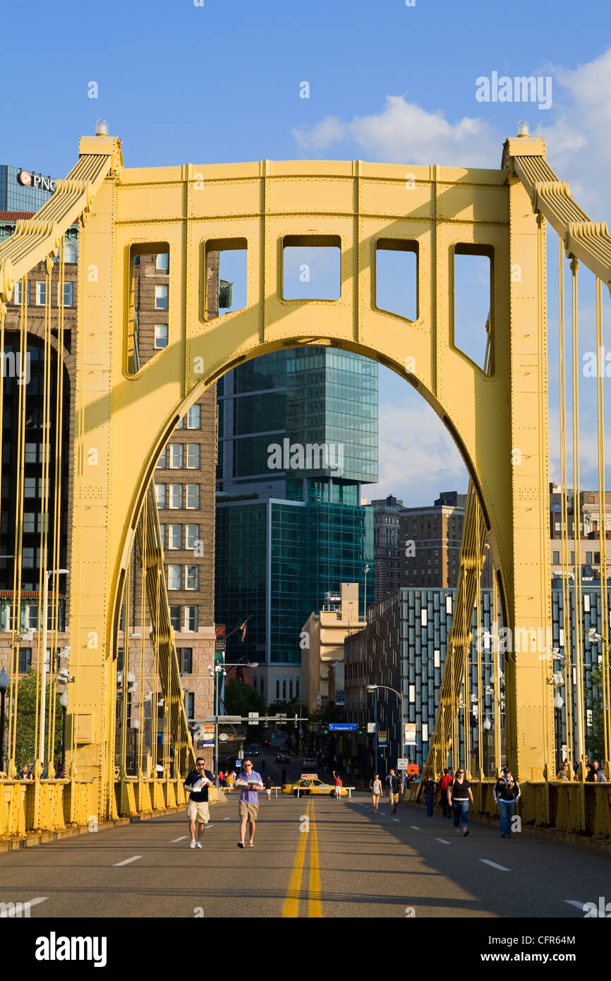 Roberto Clemente Bridge, Pittsburgh, Pennsylvania, United States of ...
