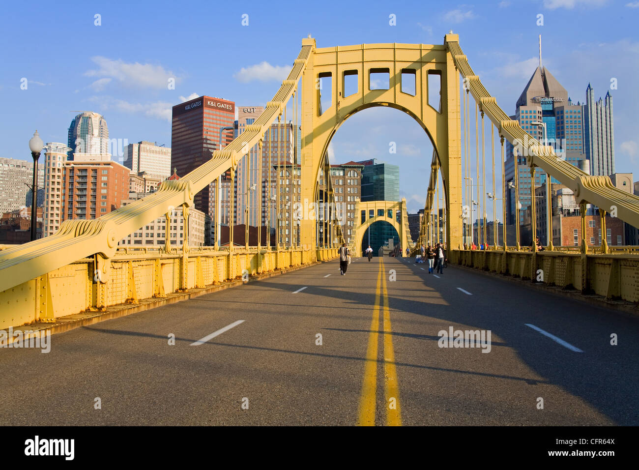 Roberto Clemente Bridge, Pittsburgh, Pennsylvania, United States of ...