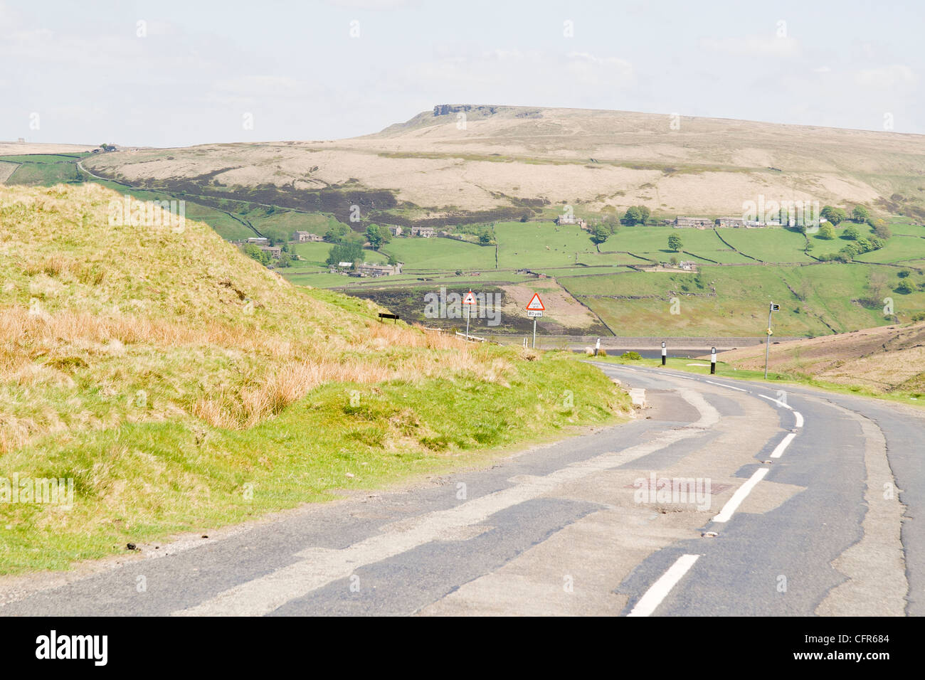 Marsden Moor, country road, West Yorkshire, England, UK Stock Photo - Alamy
