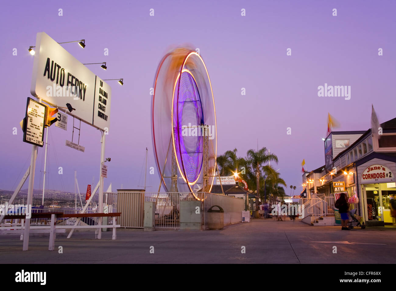 Ferris Wheel in Balboa Village, Newport Beach, Orange County ...
