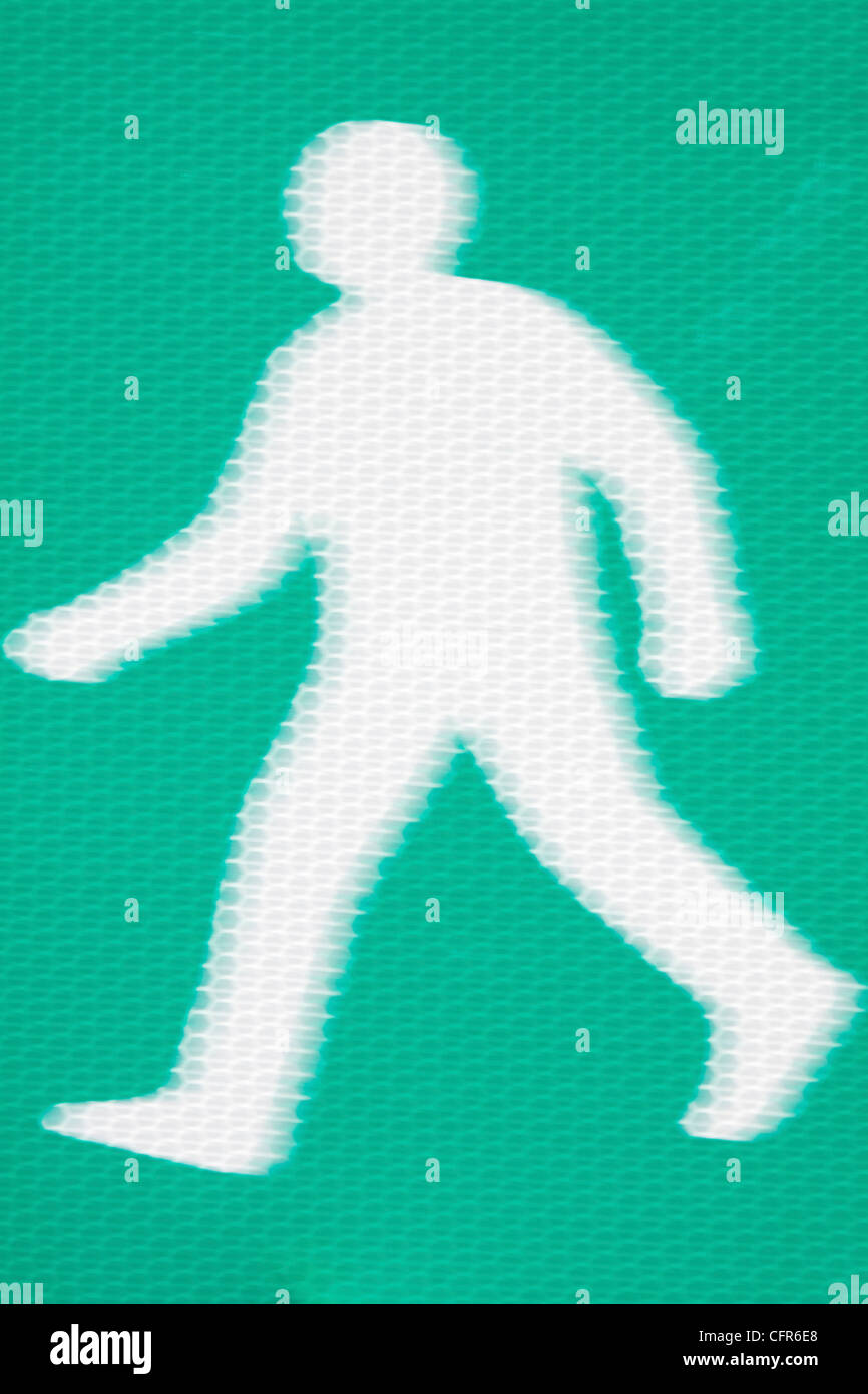 Man Walking Green Go Sign High Resolution Stock Photography and Images ...