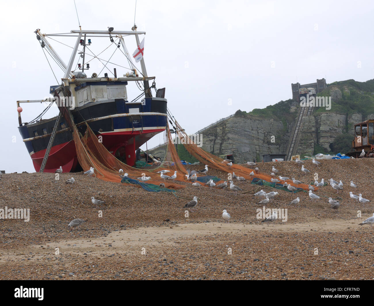 Trawler fishing nets hi-res stock photography and images - Alamy