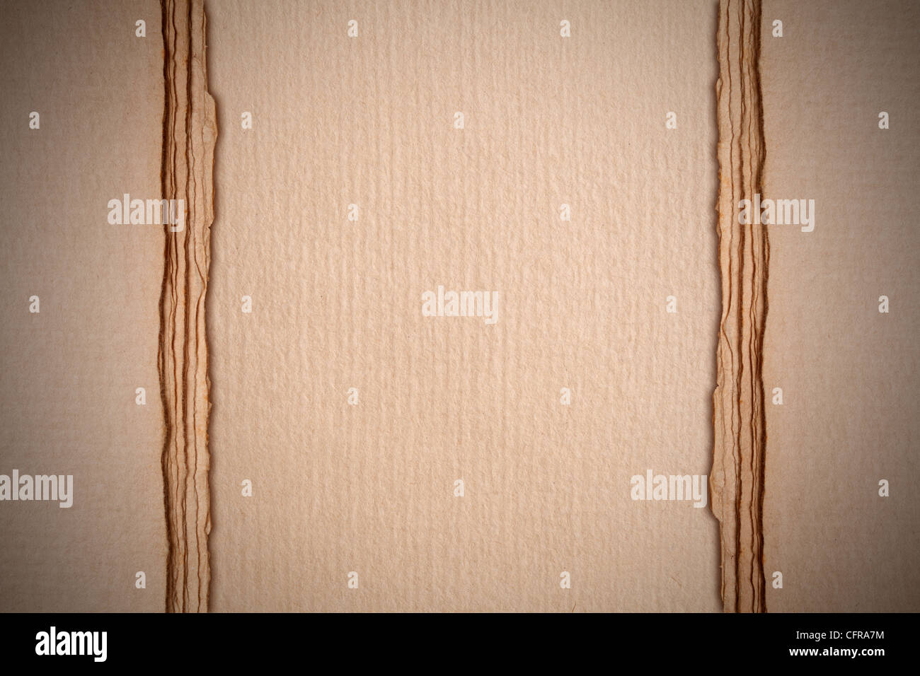 background from spooned paper segmented on three parts with shadows in ...