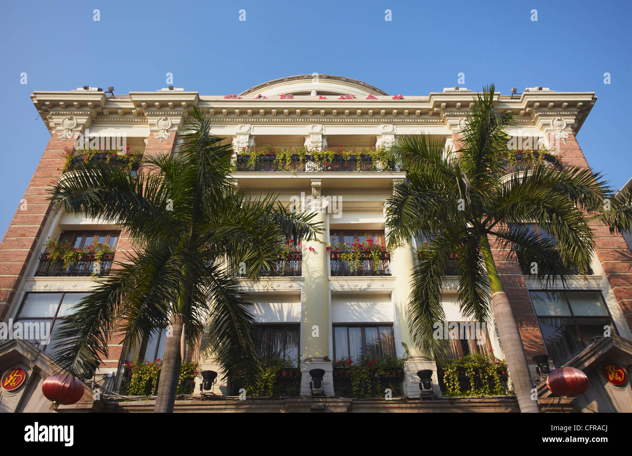 Colonial architecture on Shamian Island, Guangzhou, Guangdong, China ...