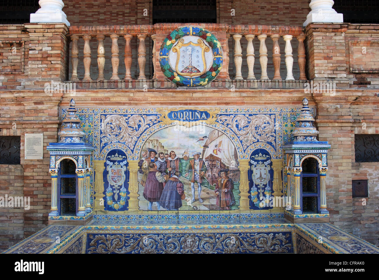 Ceramic tile benches hi-res stock photography and images - Alamy