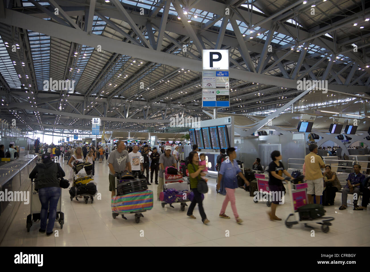 Suvarnabhumi airport check in hi-res stock photography and images - Alamy