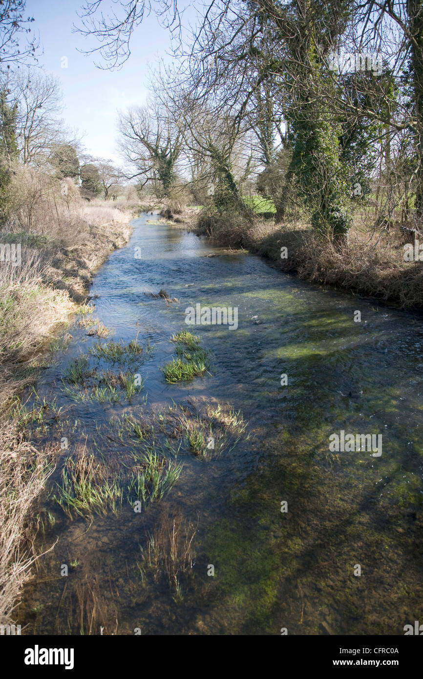 River Deben at Langham Bridge near Blaxhall, Suffolk, England Stock ...