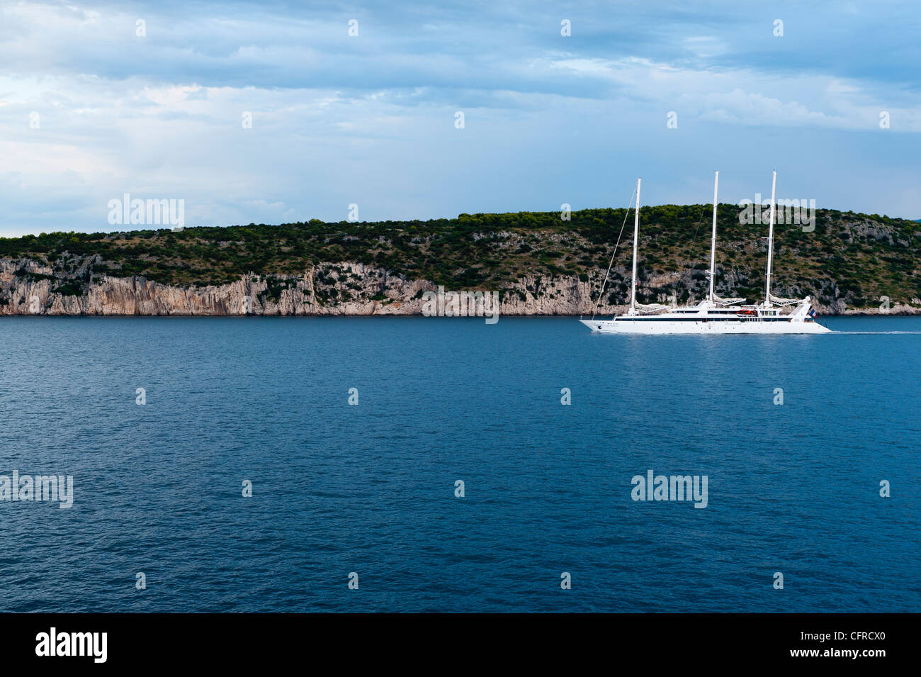 The sea and the coast near Split, Croatia, Europe Stock Photo - Alamy