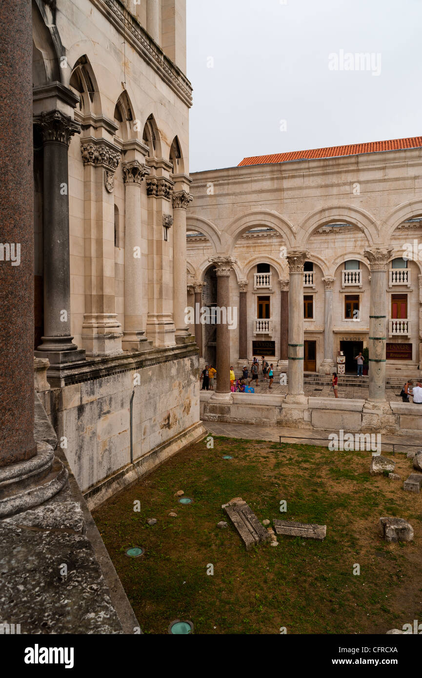 The Peristyle, UNESCO World Heritage Site, Split, region of Dalmatia ...