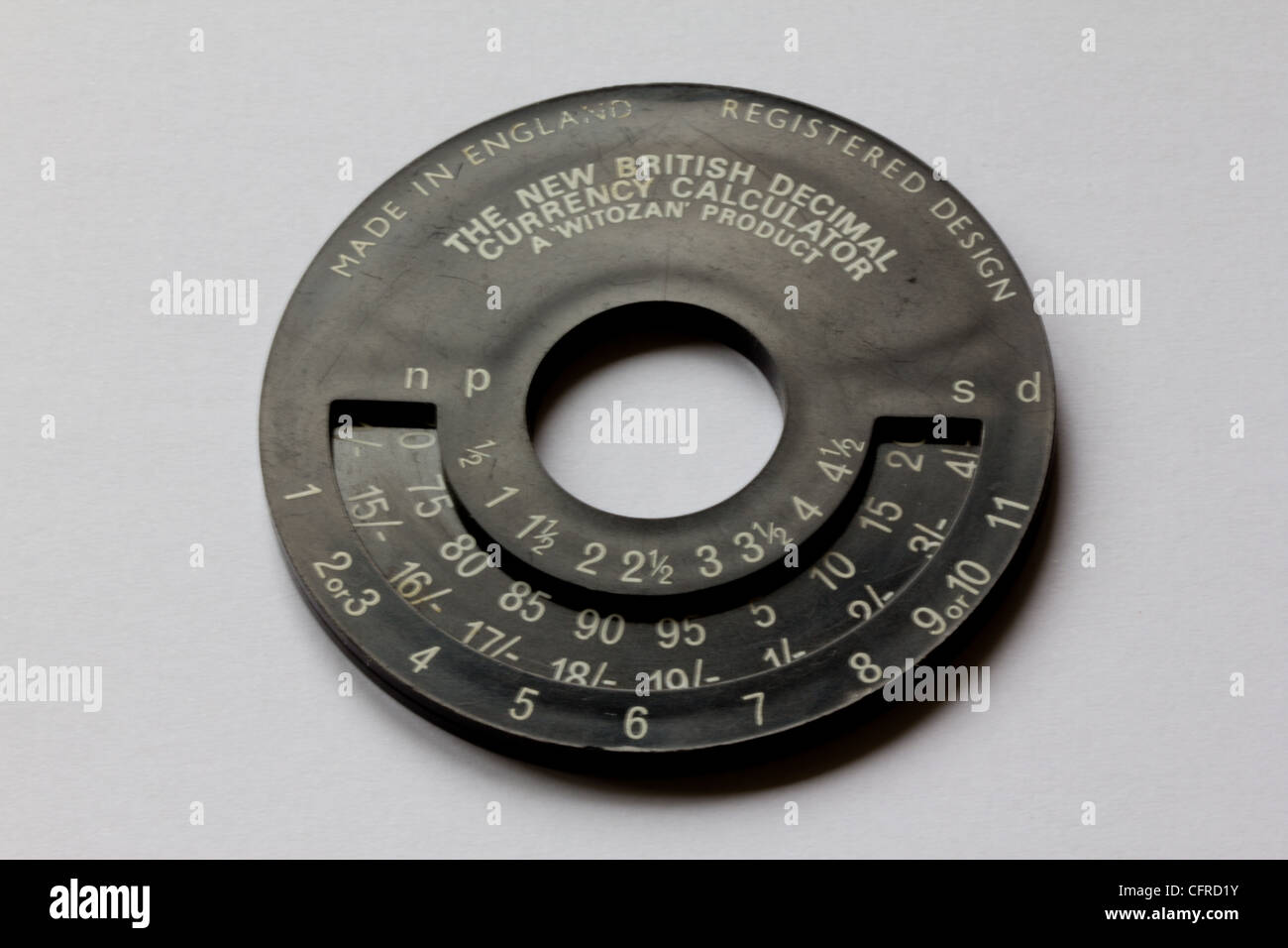 New British Decimal Currency Calculator Stock Photo - Alamy