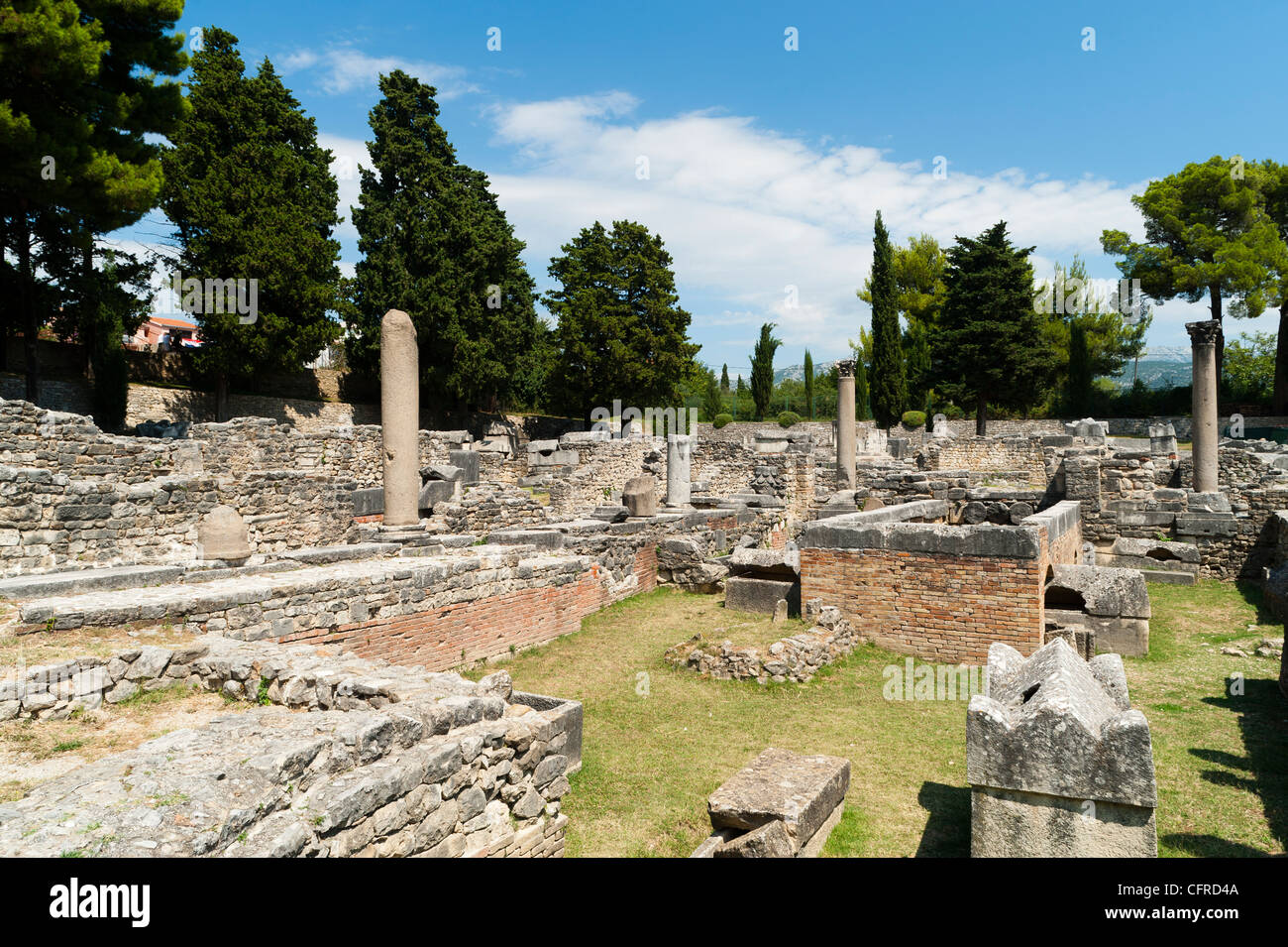The Roman ruins of Solin (Salona), region of Dalmatia, Croatia, Europe ...