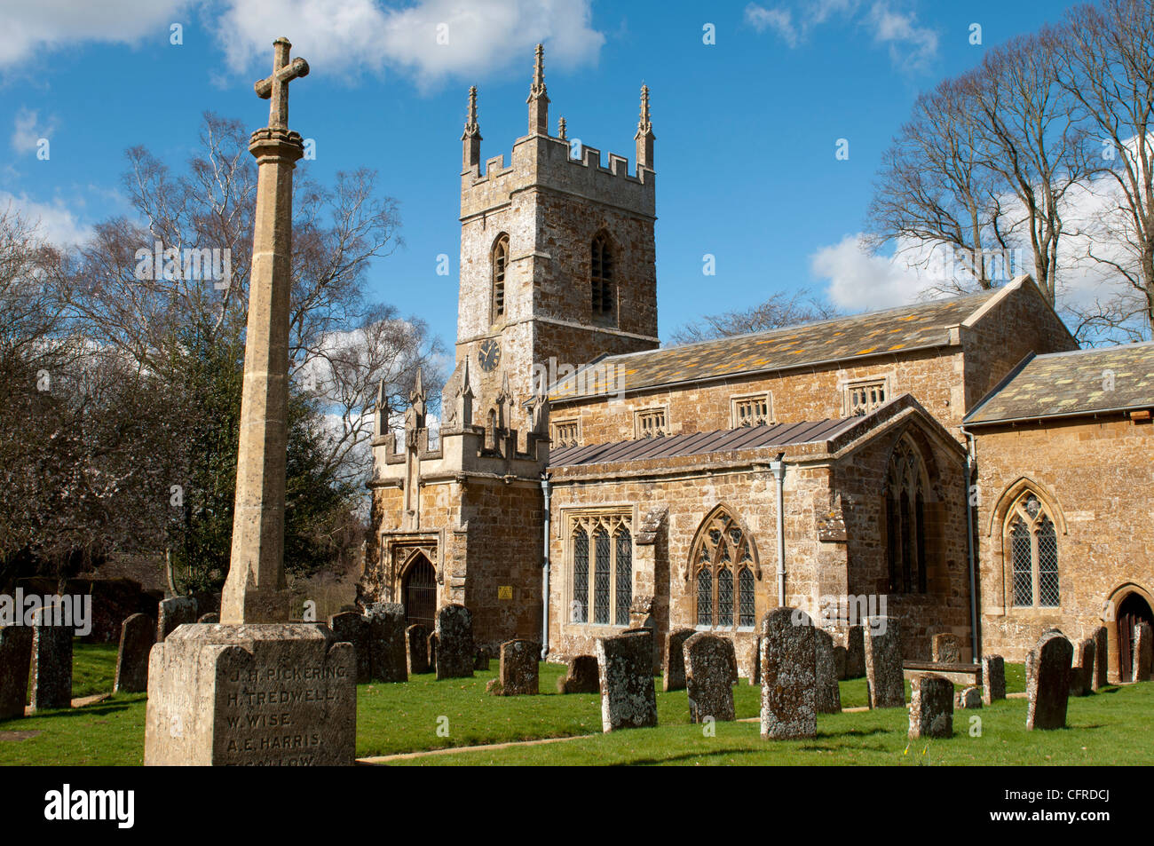 St. Peter ad Vincula Church, South Newington, Oxfordshire, England, UK ...