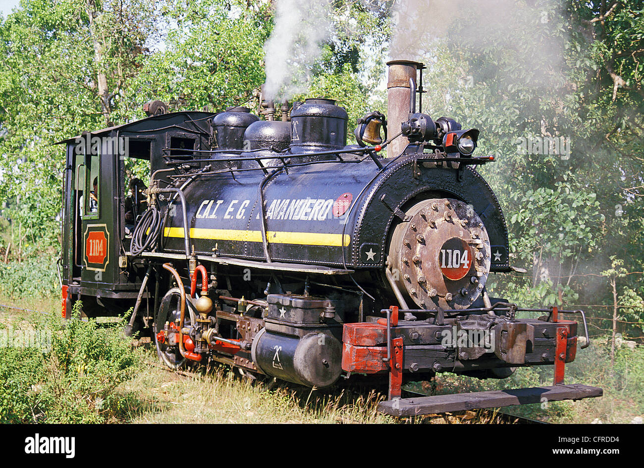 Cuba's EG Lavandero Sugar Mill operated this beautifully trimmed 0-4 ...