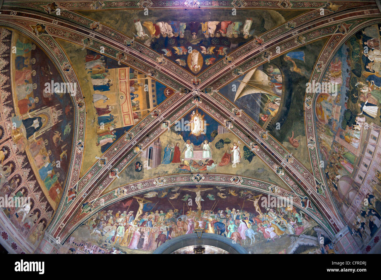 14th century italian frescoes hi-res stock photography and images - Alamy