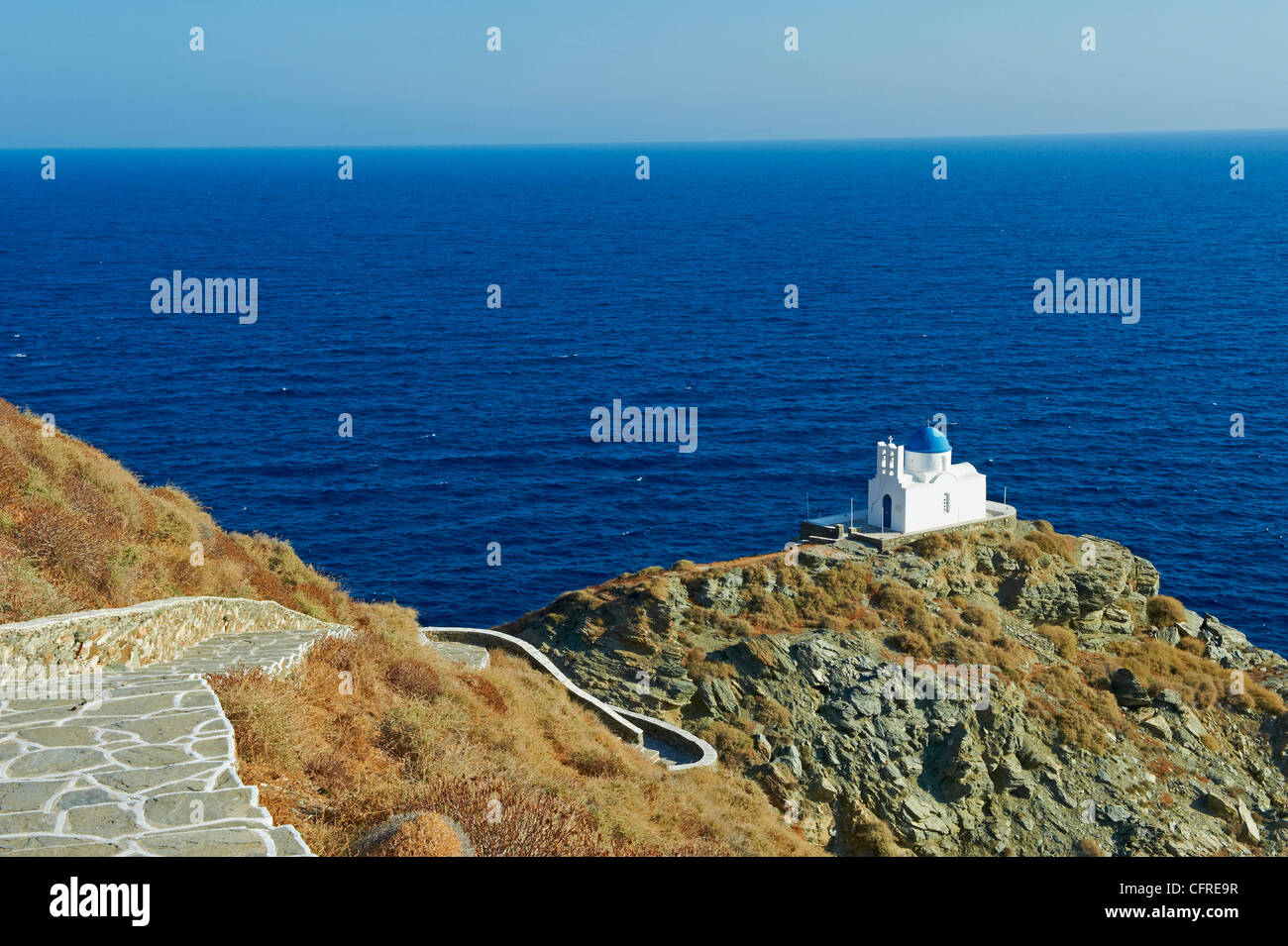 The church of Seven Martyrs, Kastro, Sifnos, Cyclades Islands, Greek ...