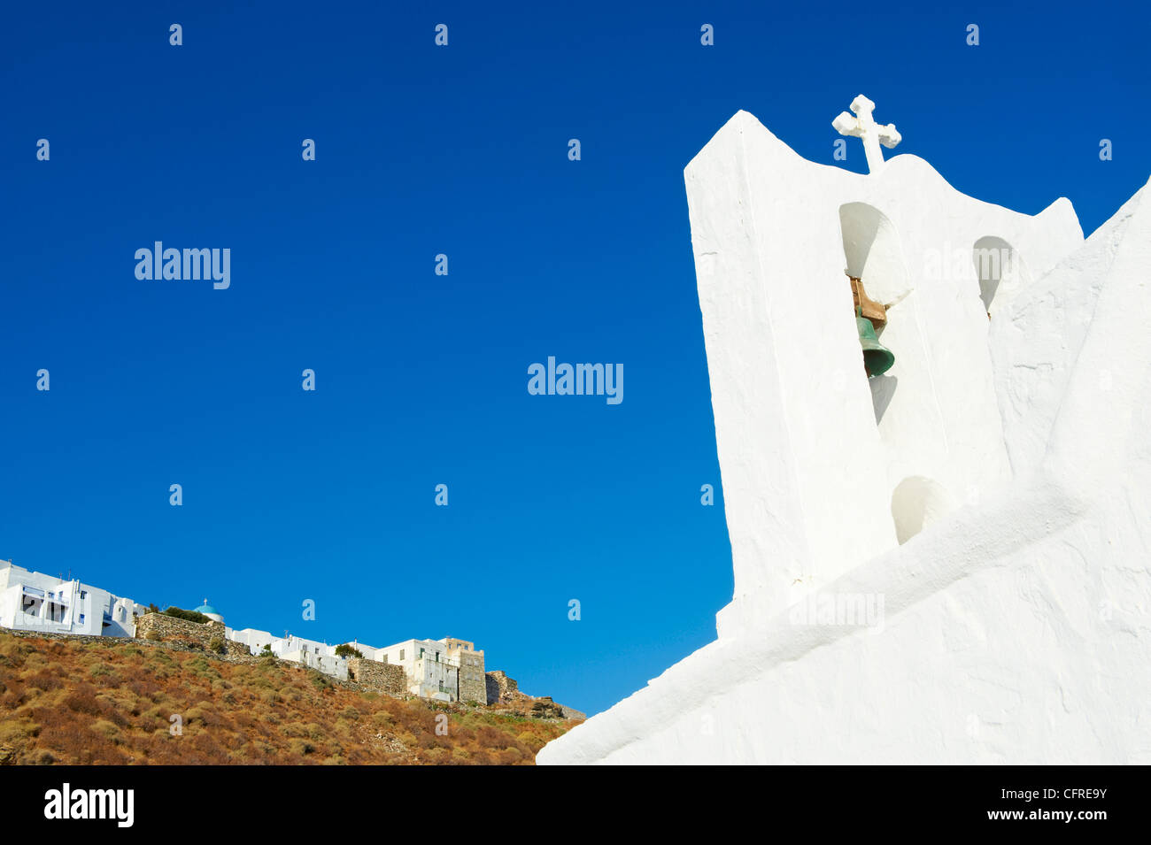 The church of Seven Martyrs, Kastro village, Sifnos, Cyclades Islands ...