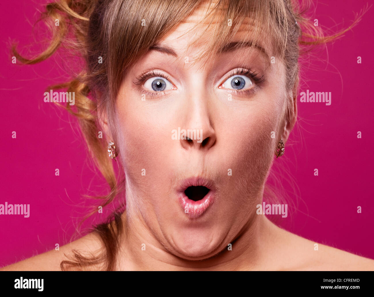 Feminine natural emotional expression hi-res stock photography and ...