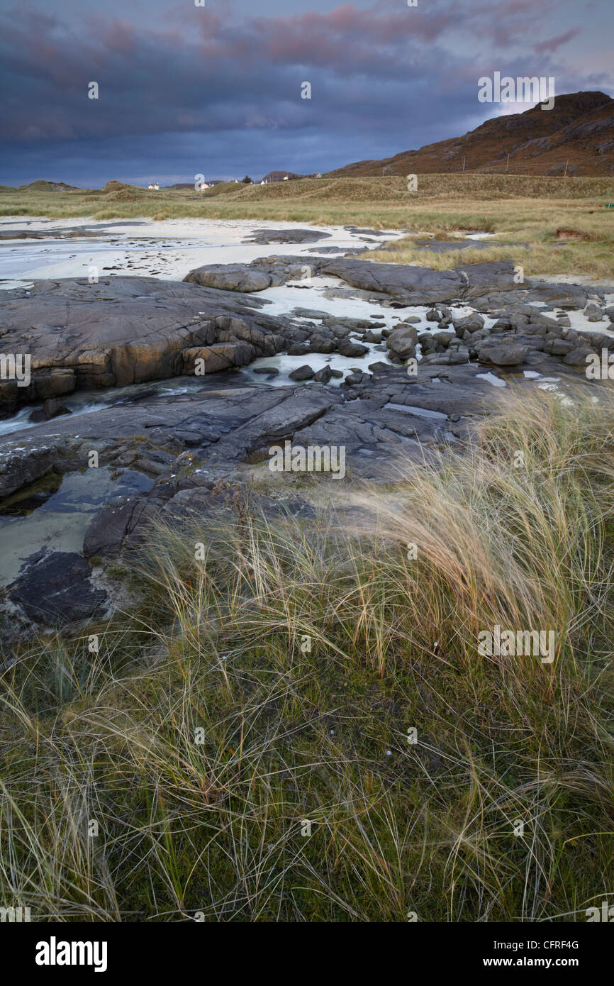 A view of the village of Sanna bay on the Ardnarmurchan peninsula ...