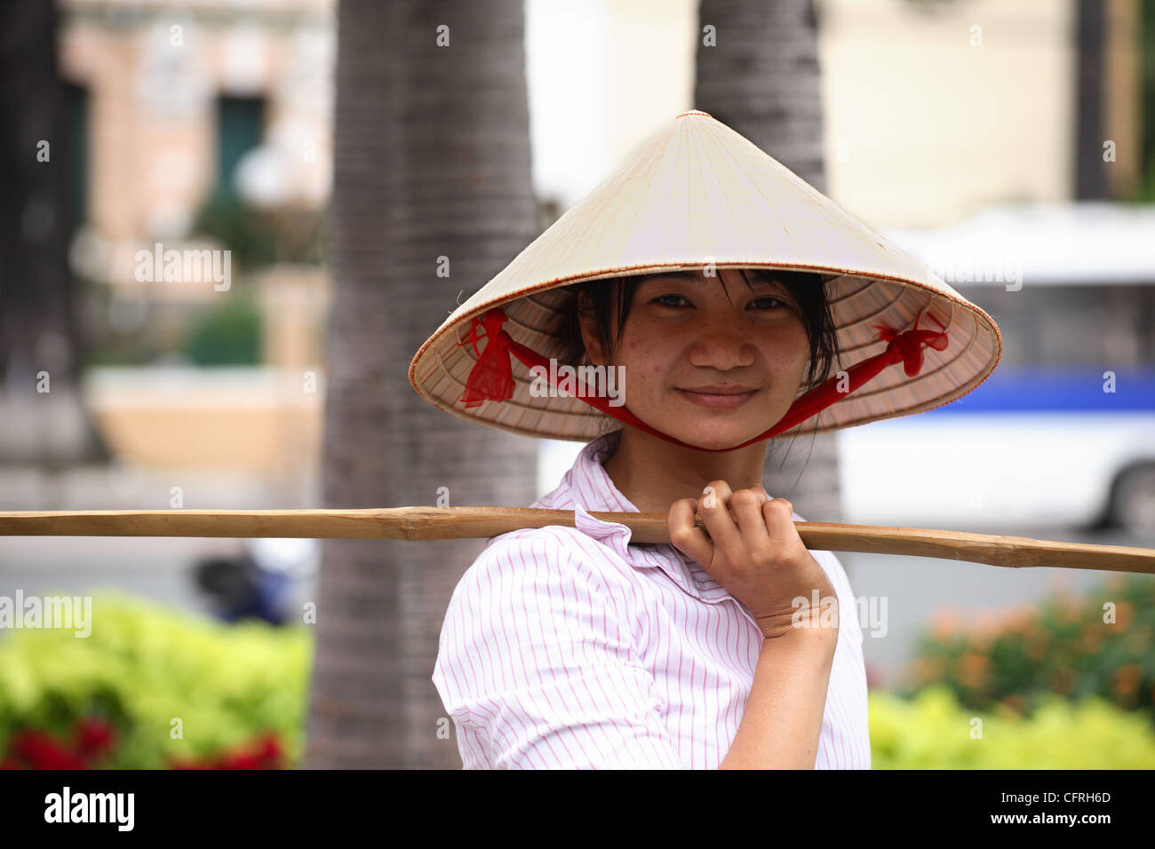 Lady wearing conical hat hi-res stock photography and images - Alamy