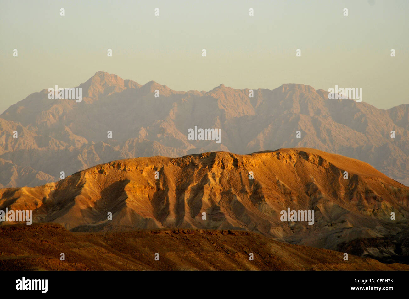 Southern Negev desert and Aravah Valley (wadi arabah) in the area of ...