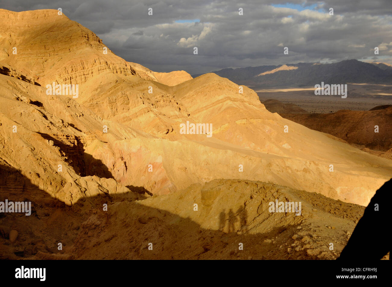 Southern Negev desert and Aravah Valley (wadi arabah) in the area of ...