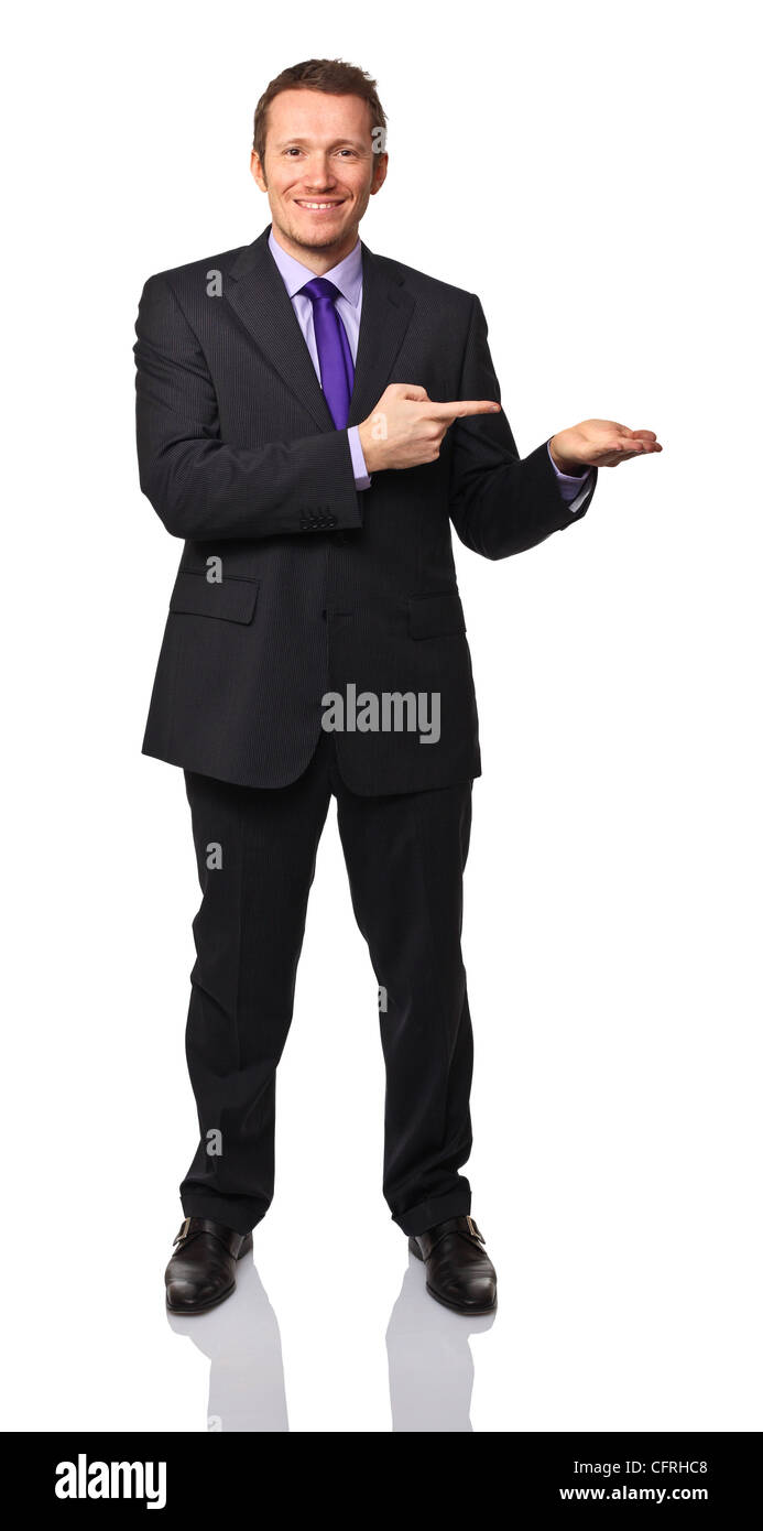 Man pointing in Cut Out Stock Images & Pictures - Alamy