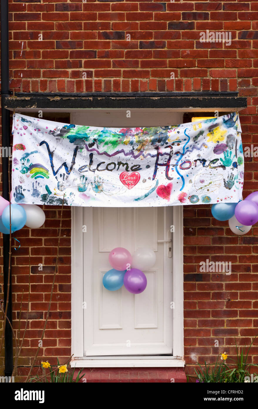 Welcome home banner hi-res stock photography and images - Alamy