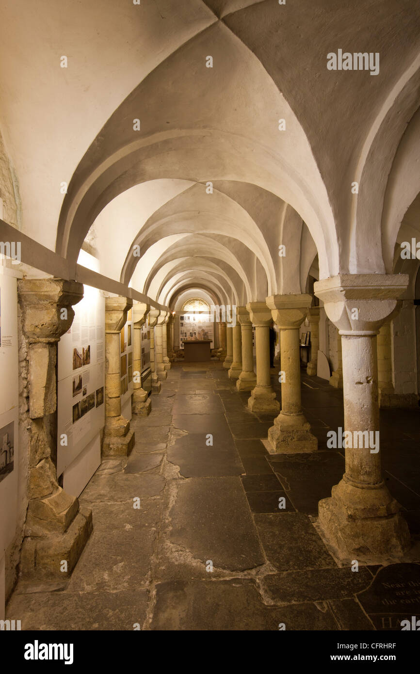 Worcester cathedral crypt hi-res stock photography and images - Alamy