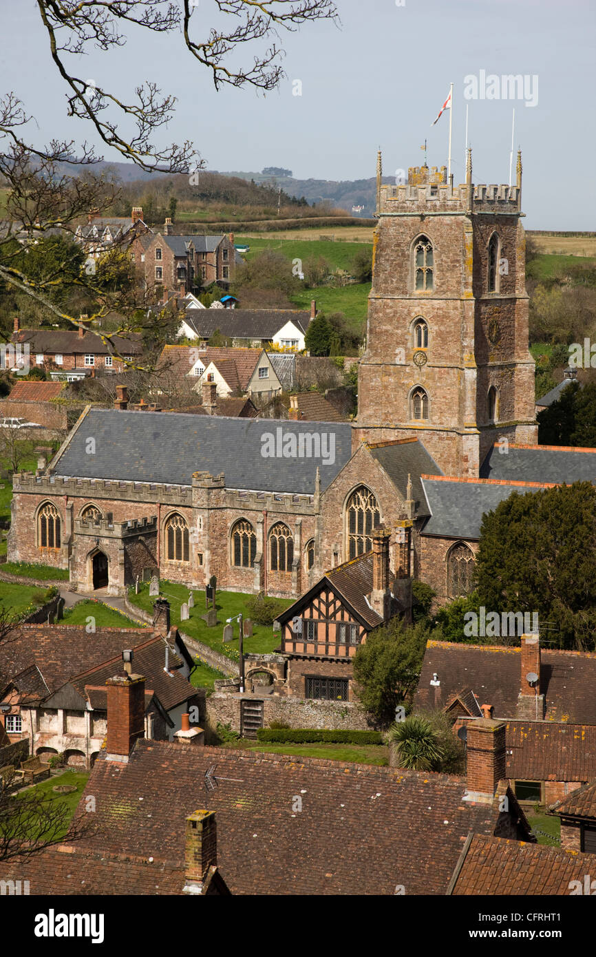 Dunster_church hi-res stock photography and images - Alamy