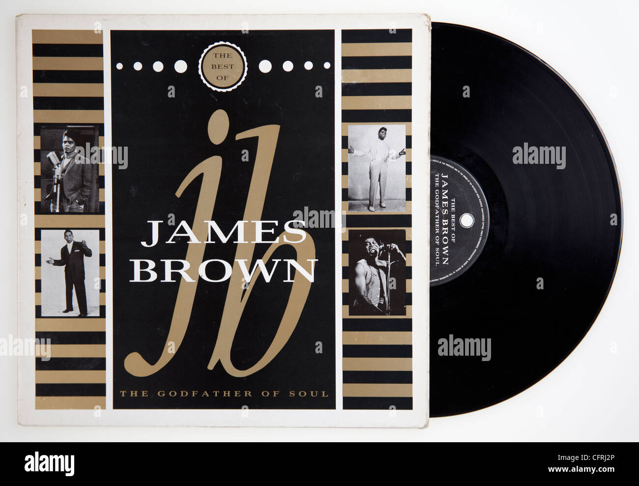James Brown compilation album cover Stock Photo - Alamy