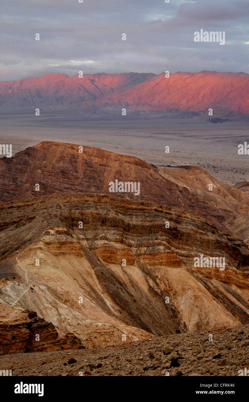 Southern Negev desert and Aravah Valley (wadi arabah) in the area of ...