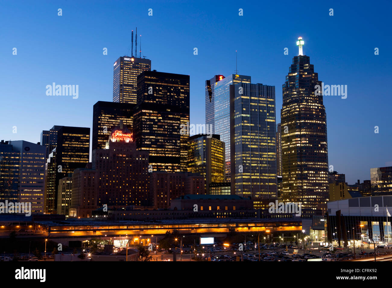 City at Night, Toronto, Ontario Stock Photo - Alamy