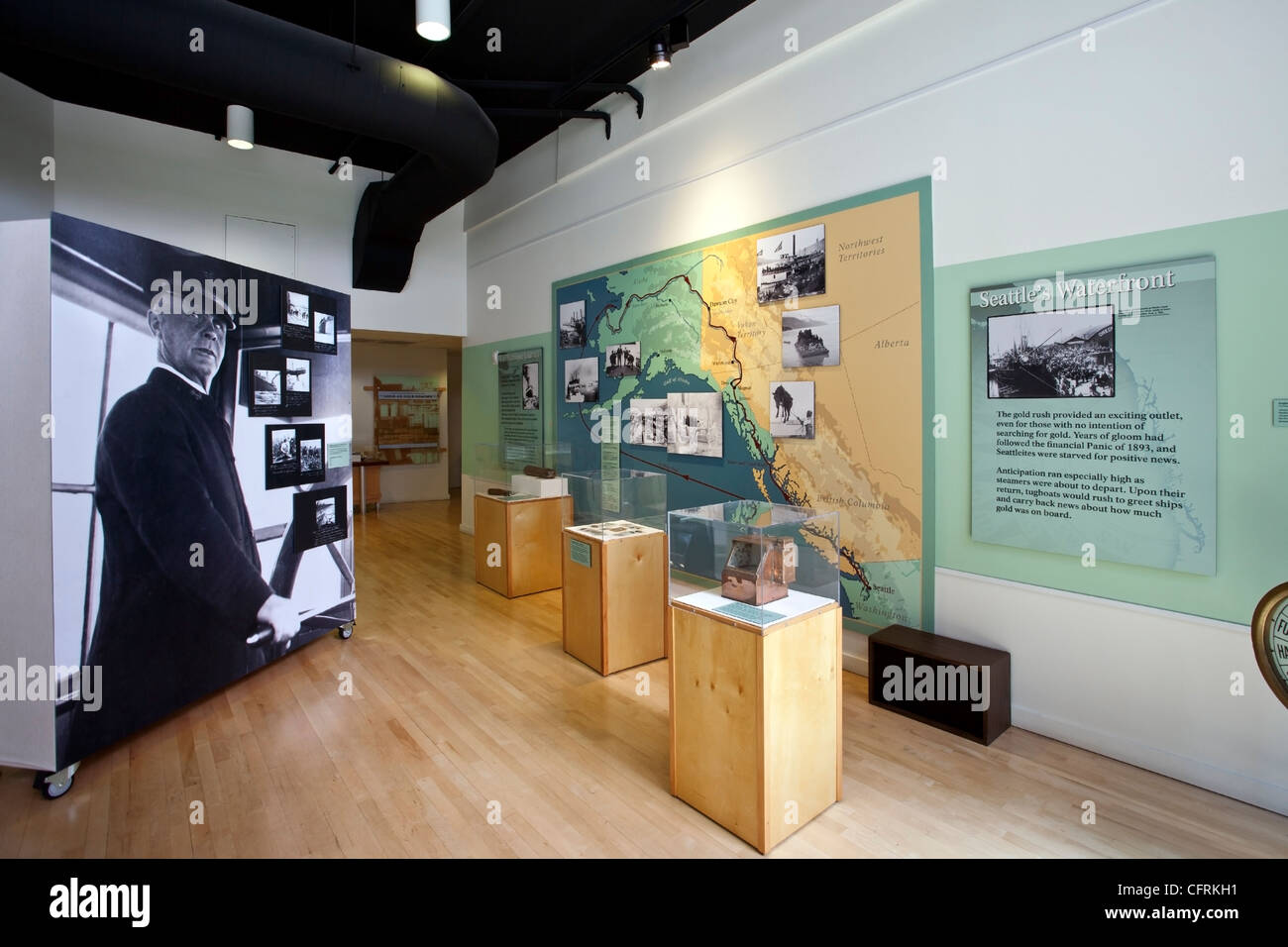 Klondike Gold Rush Museum. Seattle. Washington. USA Stock Photo - Alamy