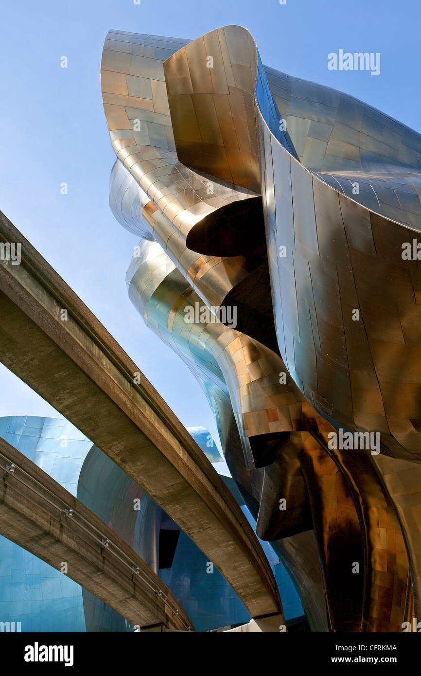 The Experience Music Project and Science Fiction Museum. Seattle Center ...