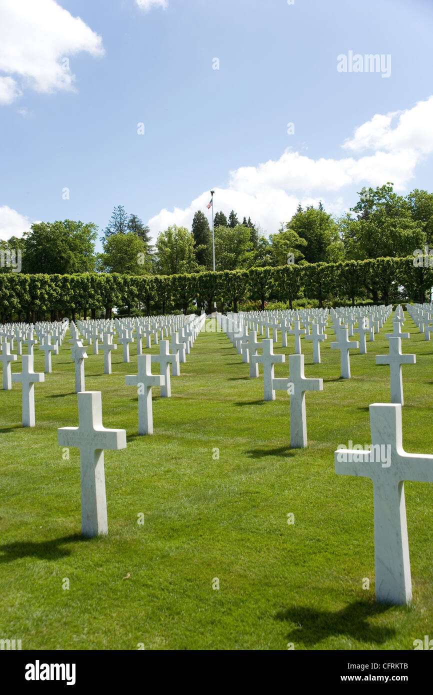 American Meuse Argonne First World war Cemetery in Romagne France Stock ...