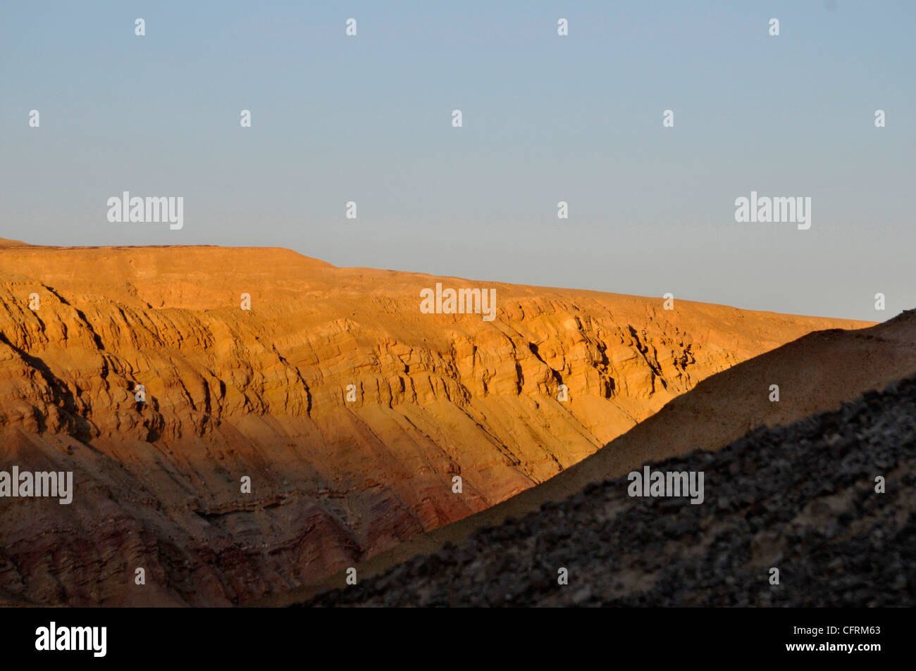 Southern Negev desert and Aravah Valley (wadi arabah) in the area of ...