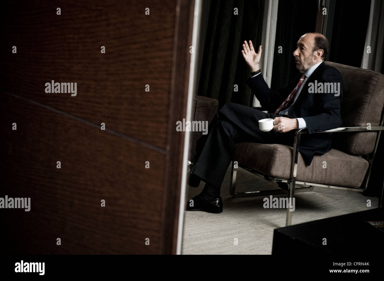 Alfredo Perez Rubalcaba, Spanish politician, leader of the Spanish ...