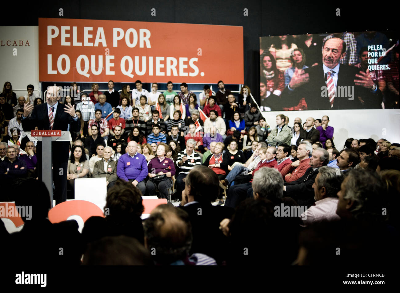 Alfredo Perez Rubalcaba, Spanish politician, leader of the Spanish ...