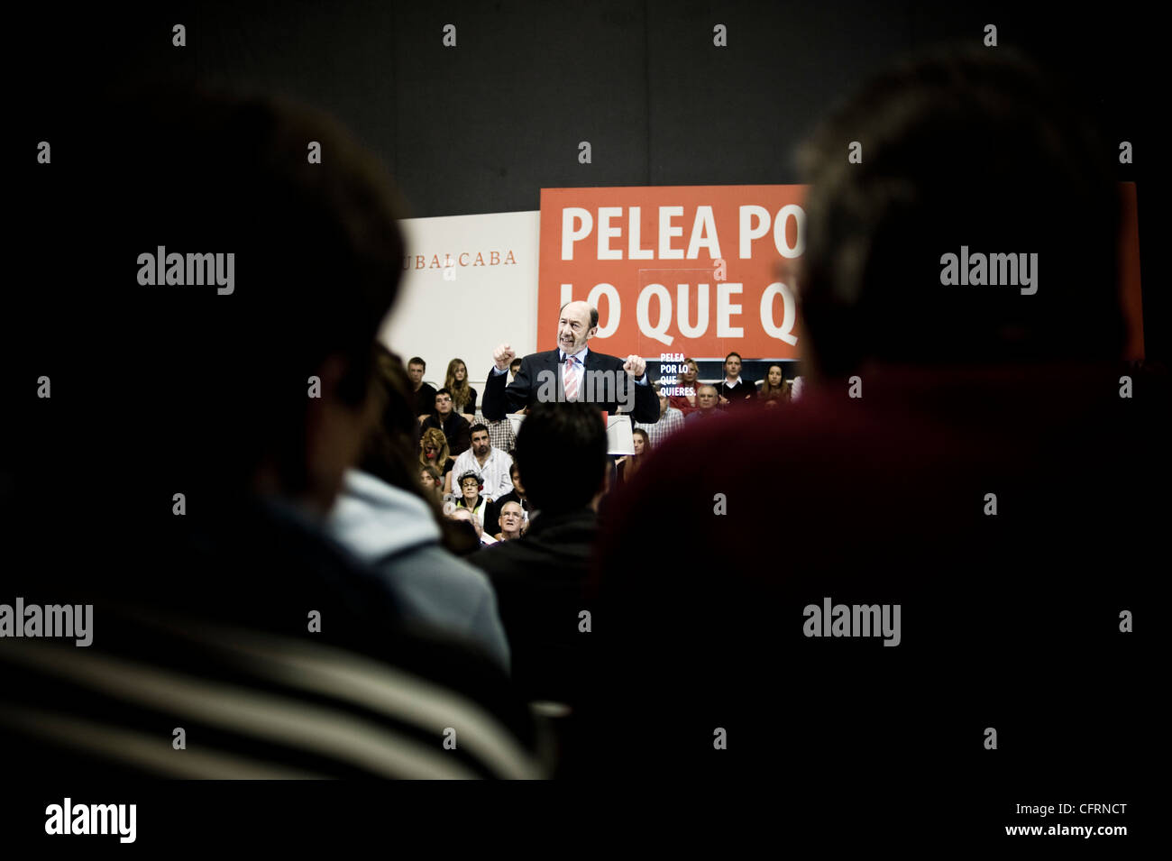 Alfredo Perez Rubalcaba, Spanish politician, leader of the Spanish ...