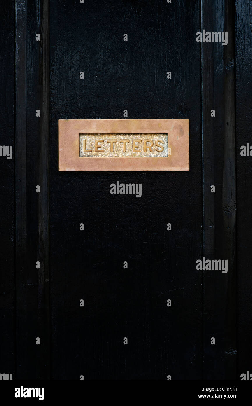 Brass Letter Box Stock Photos & Brass Letter Box Stock Images - Alamy
