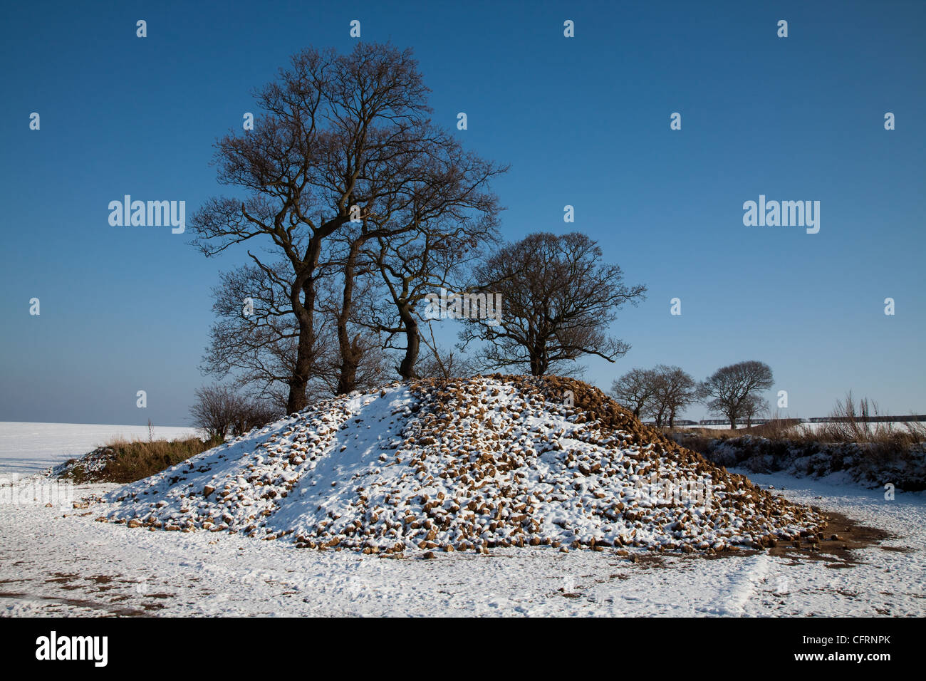 Snow covered field in norfolk hi-res stock photography and images - Alamy