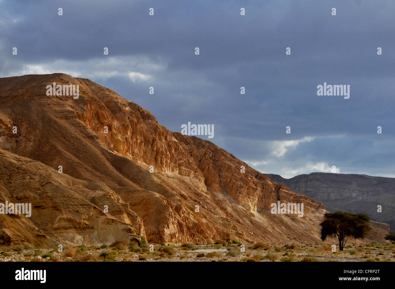 Southern Negev desert and Aravah Valley (wadi arabah) in the area of ...
