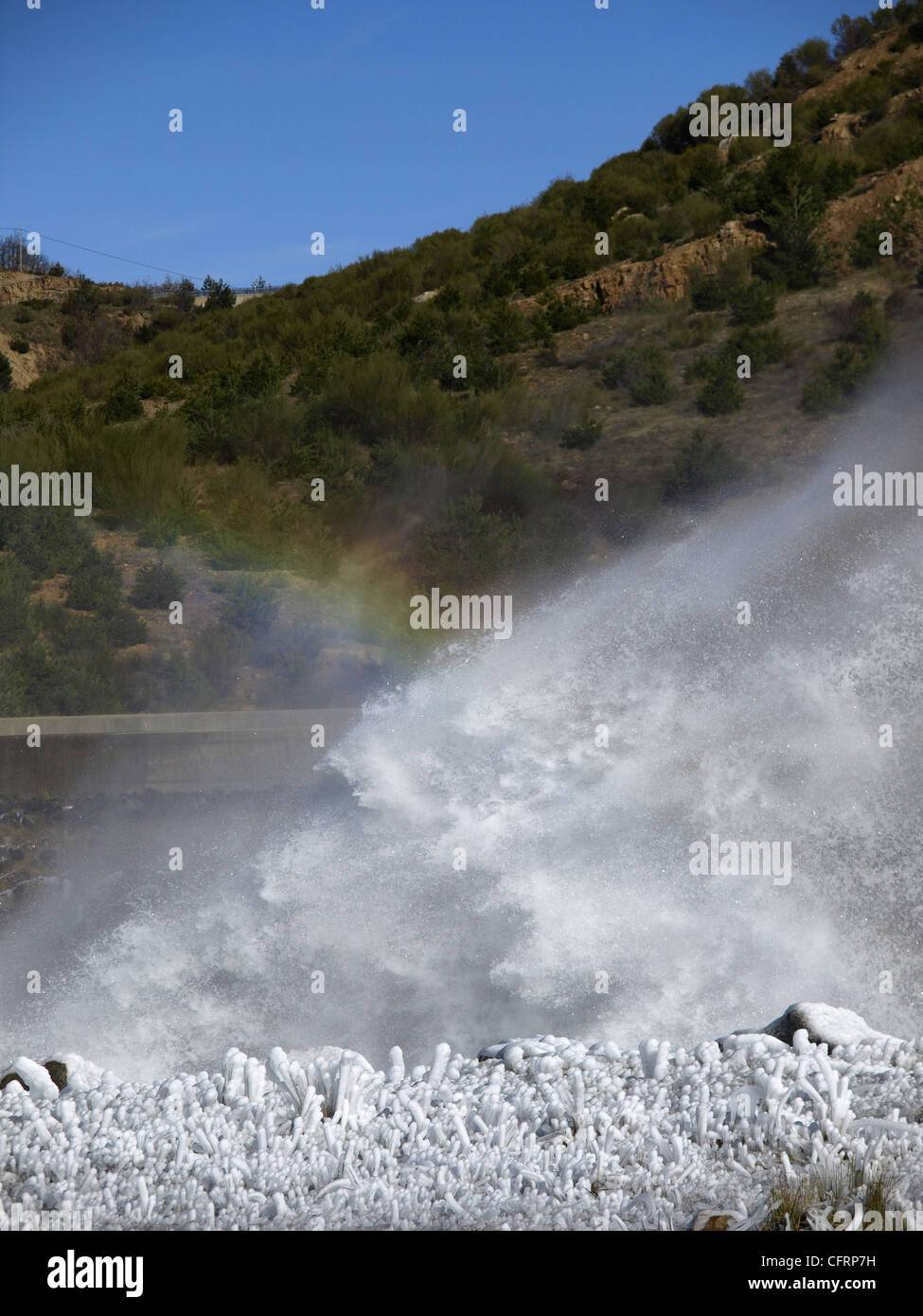water and ice in a winter day Stock Photo - Alamy