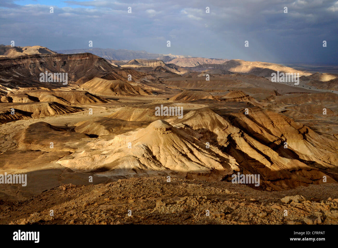 Southern Negev desert and Aravah Valley (wadi arabah) in the area of ...
