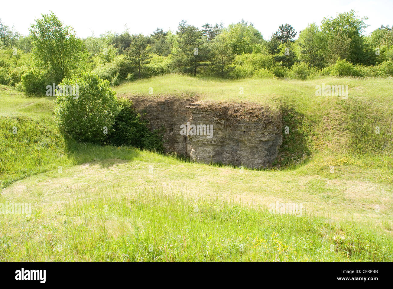 Fort de Vaux in Verdun scene of fierce fighting in the First World War ...