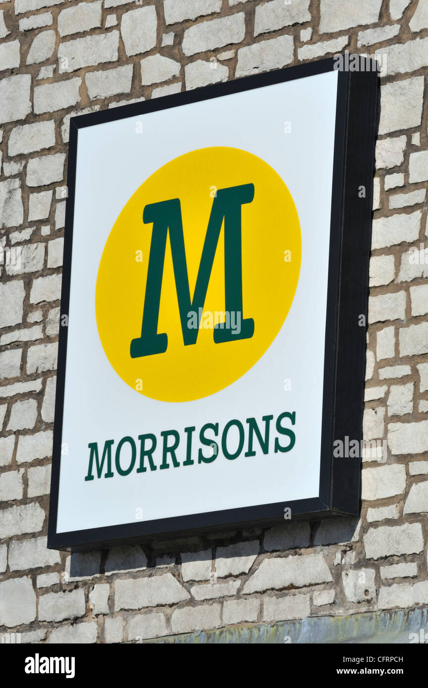 Morrisons Supermarket Sign Logo High Resolution Stock Photography and ...