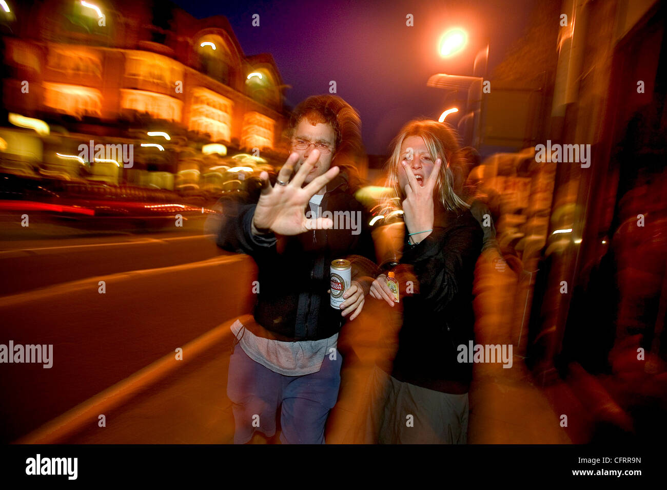 Very drunk english women hi-res stock photography and images - Alamy