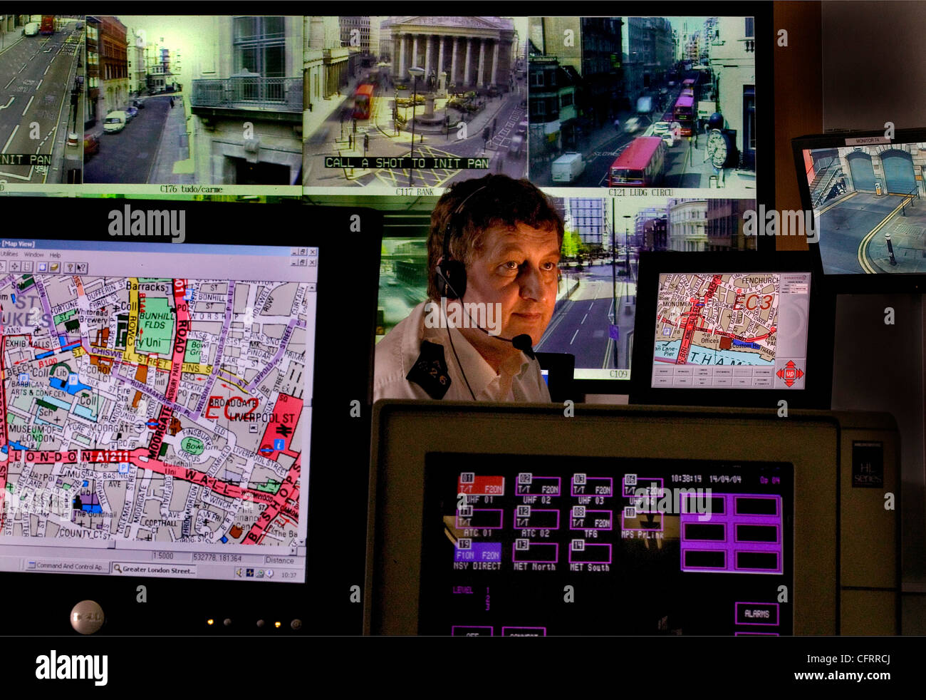 Control room map hi-res stock photography and images - Alamy