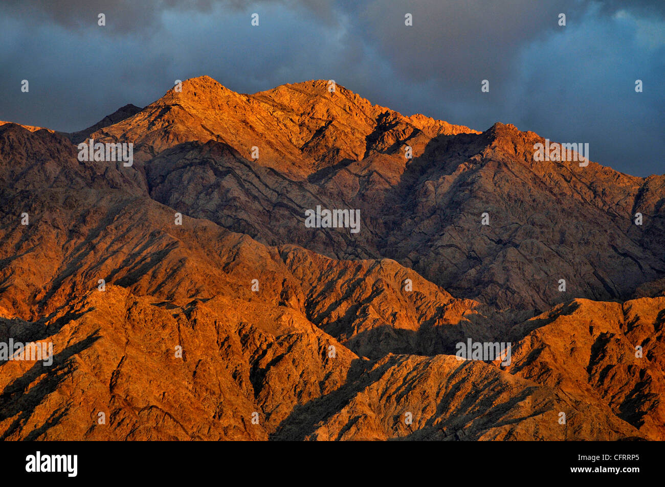 The mountains of Moab on the Arabah Valley Stock Photo - Alamy